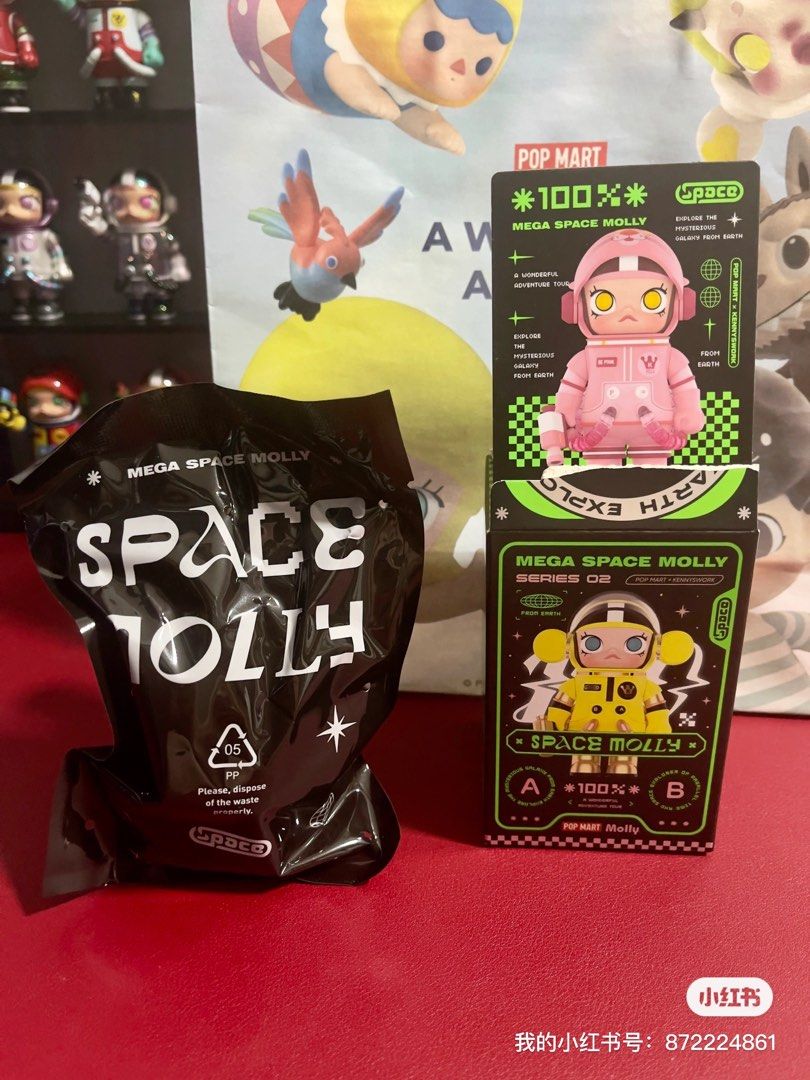 [Wts]Mega Space Molly V2 Pink Panther 100% , Hobbies & Toys, Toys ...