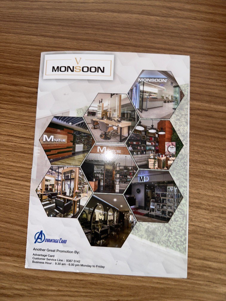 Monsoon Hair Salon Platinium Card, Tickets & Vouchers, Store Credits on ...