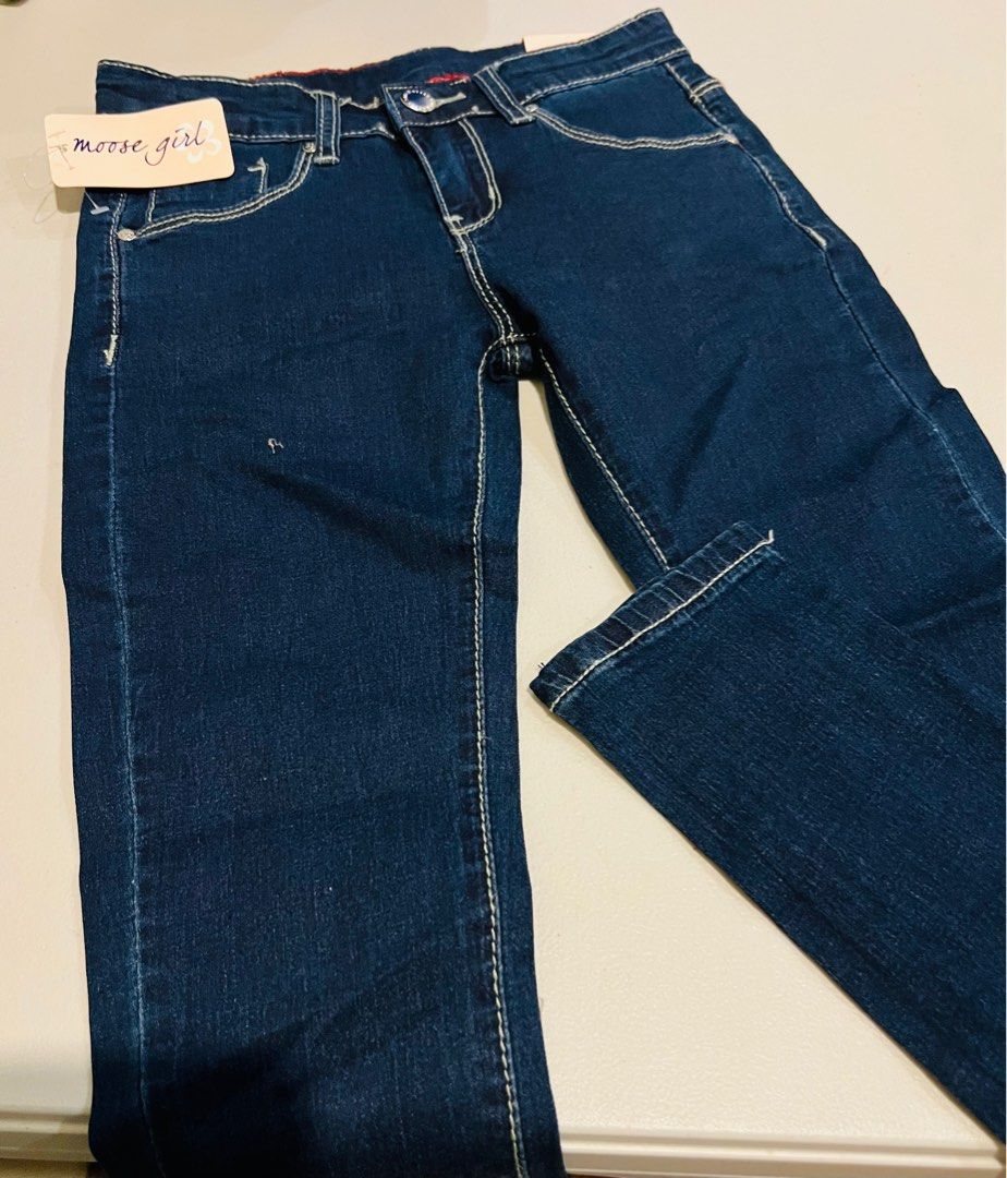Moose Girl Denim cotton, Babies & Kids, Babies & Kids Fashion on Carousell