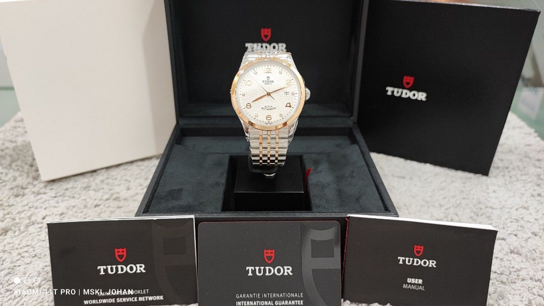 MSKL JOHAN TUDOR 1926 Rose Gold Steel 41mm Diamond Arabic Dial New 2023 ...