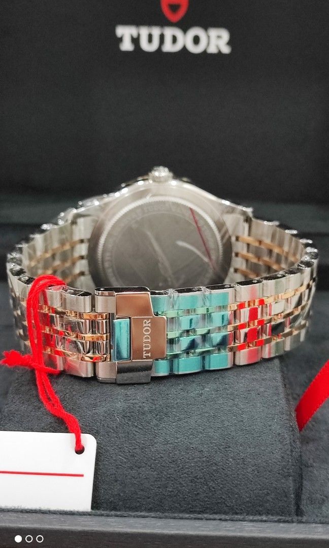 MSKL JOHAN TUDOR 1926 Rose Gold Steel 41mm Diamond Arabic Dial New 2023 ...