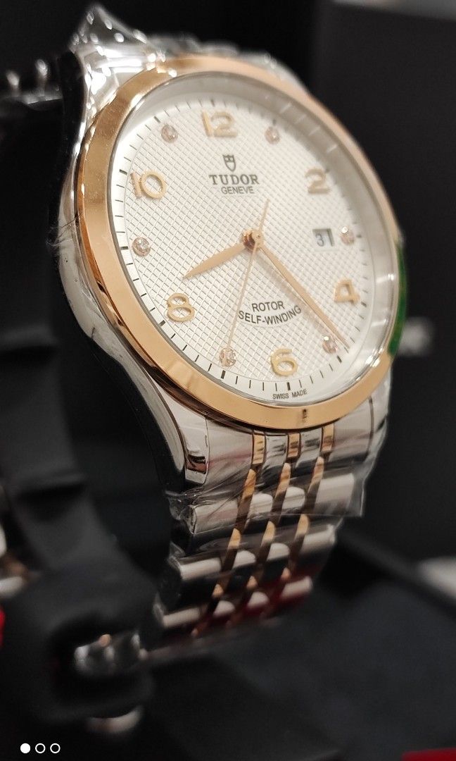 MSKL JOHAN TUDOR 1926 Rose Gold Steel 41mm Diamond Arabic Dial New 2023 ...