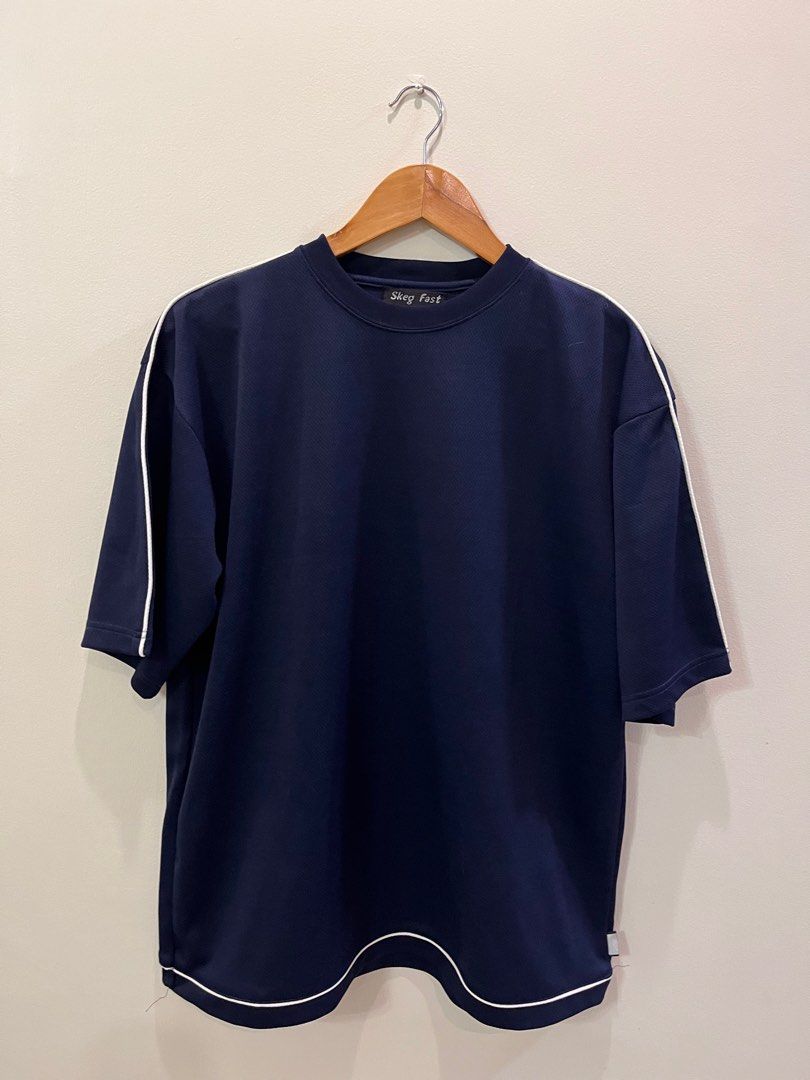 Navy Blue Dri-fit shirt jersey, Men's Fashion, Tops & Sets, Tshirts ...