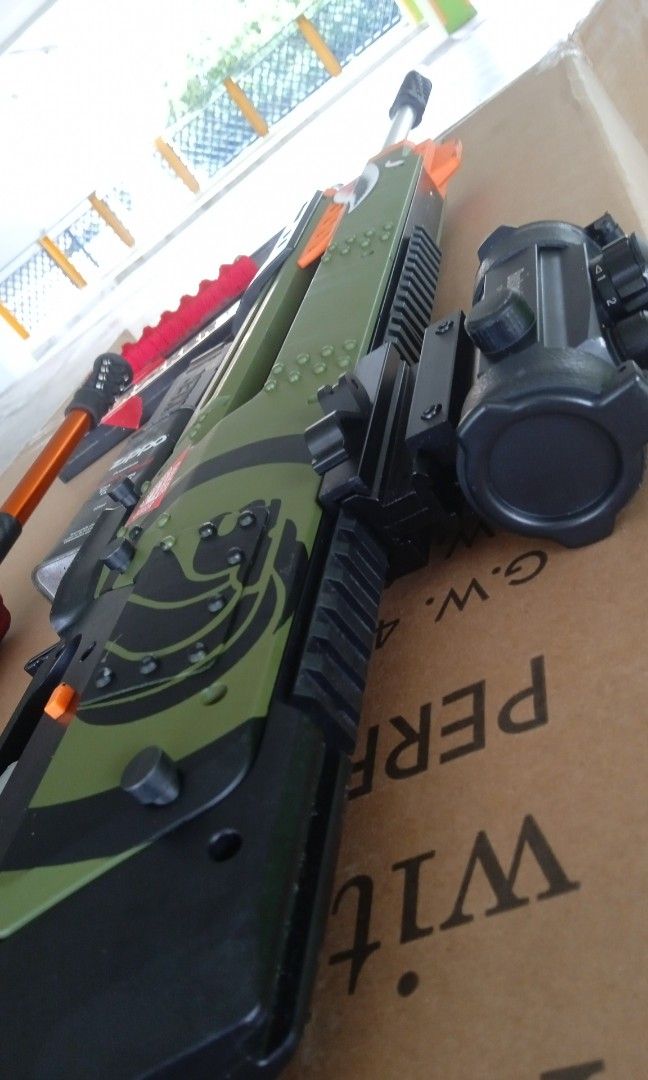 Nerf / Foam Blasters, Worker Swift custom, Hobbies & Toys, Toys & Games on Carousell