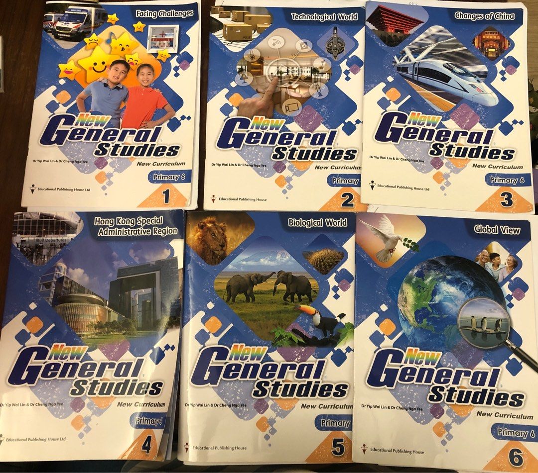 New general studies, new curriculum , primary 6, (Book 1-6), 興趣及遊戲, 書本 & 文具, 教科書 - Carousell