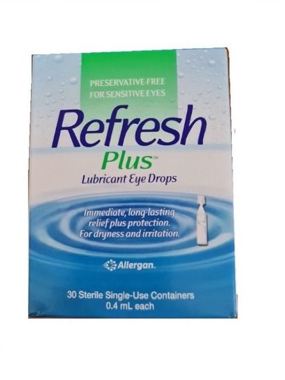 New Stock Refresh Plus Eye Drops 30s X 0.4ml Box, Beauty & Personal ...