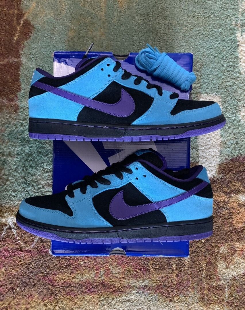 Nike SB Dunk Low “Skeletor”, Men's Fashion, Footwear, Sneakers on Carousell