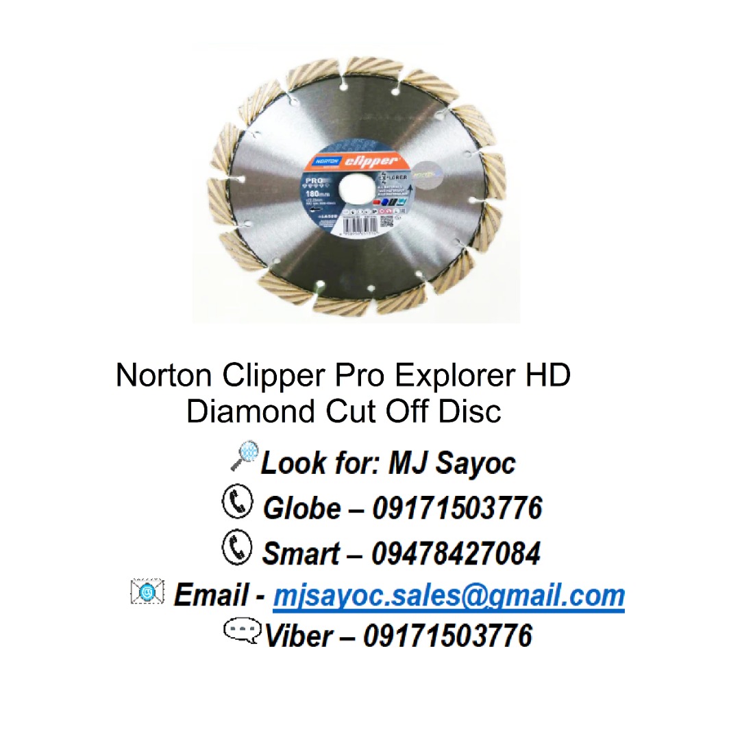 Norton Clipper Pro Explorer HD Diamond Cut Off Disc on Carousell