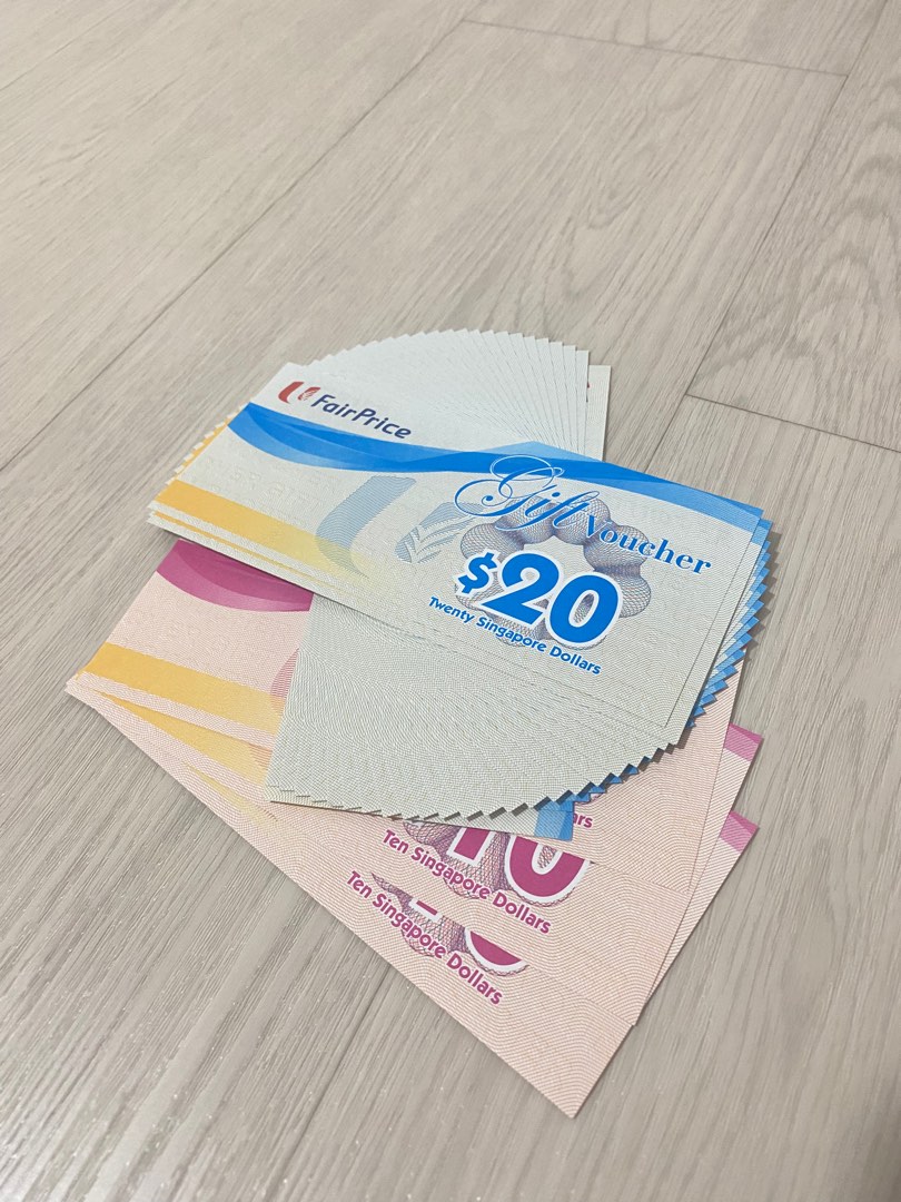 NTUC Fairprice Voucher Worth $550, Tickets & Vouchers, Vouchers on ...