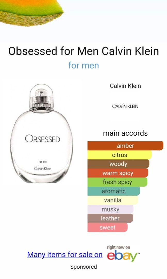 Obsessed For Men 100ml by CALVIN KLEIN Original Tester Eropa (NEW TANPA ...