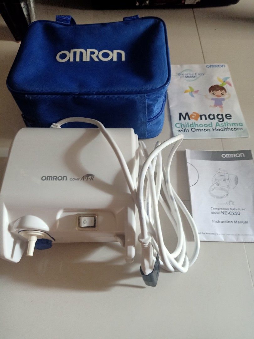 Original omron air compressor nebulizer, Health & Nutrition, Medical ...