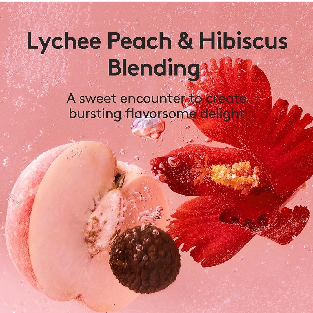 Osulloc Kombucha Lychee Peach sachets, Health & Nutrition, Health ...