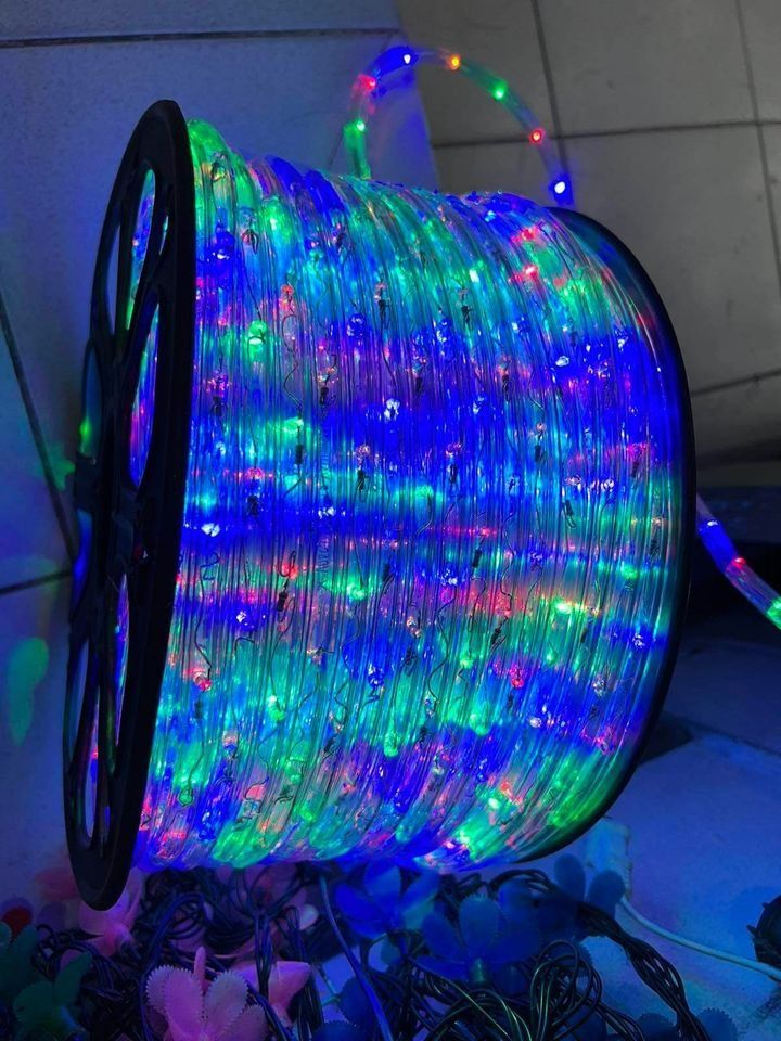 Outdoor Round Rope Light 100 Meters, Furniture & Home Living, Lighting ...
