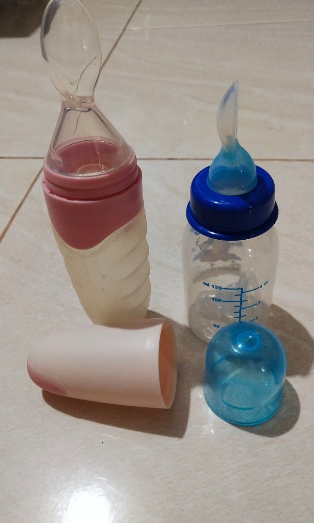 Paket Botol Sendok Feeder baby merk ninio dan disney, Bayi & Anak ...