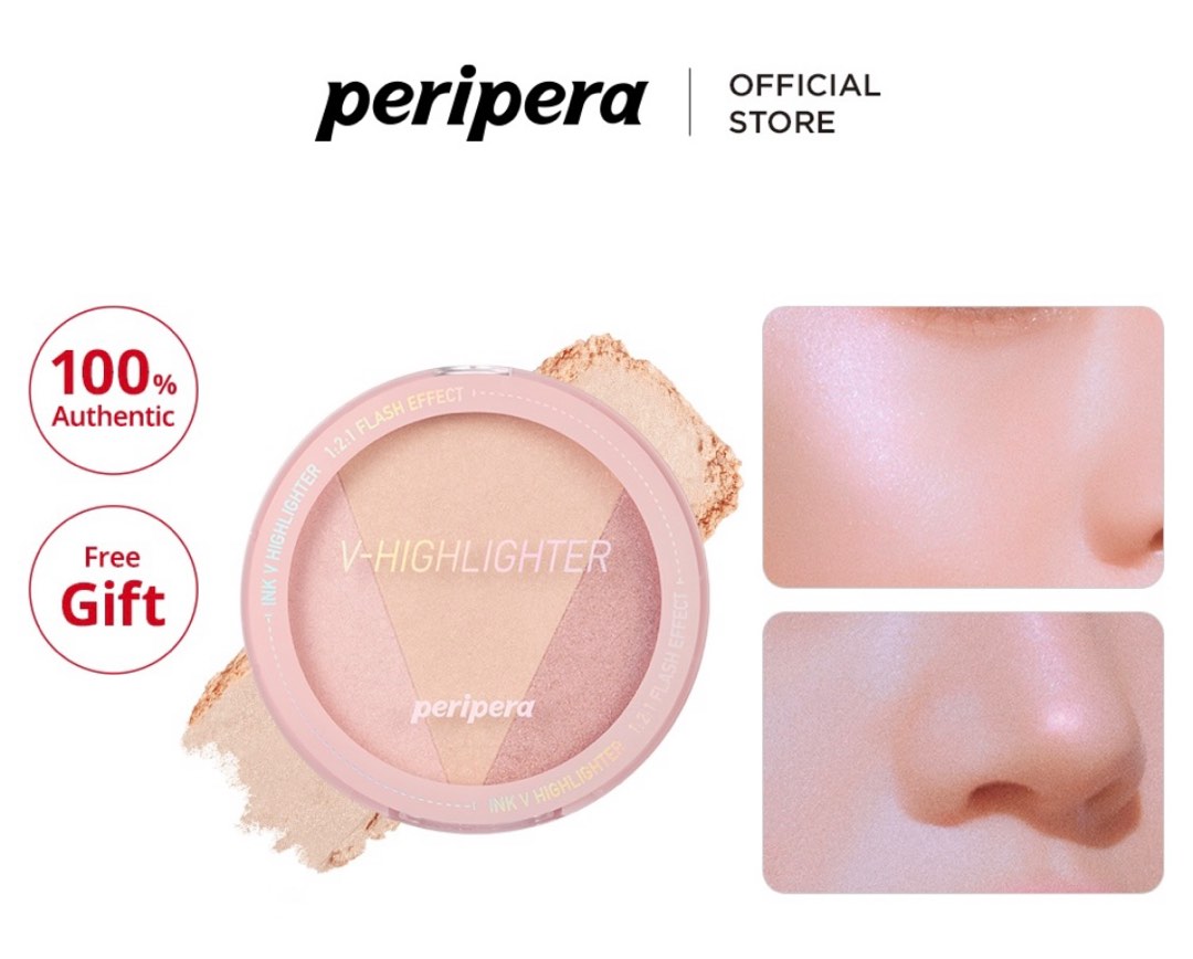 Peripera V Highlighter, Beauty & Personal Care, Face, Makeup on Carousell