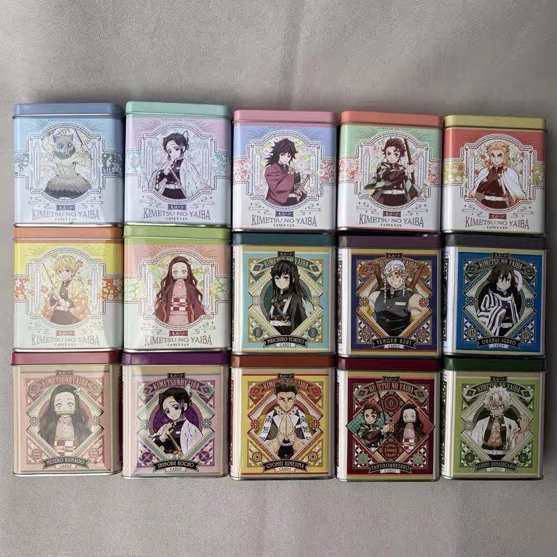 (PO) Demon Slayer characters metal candy box can, Hobbies & Toys, Toys ...