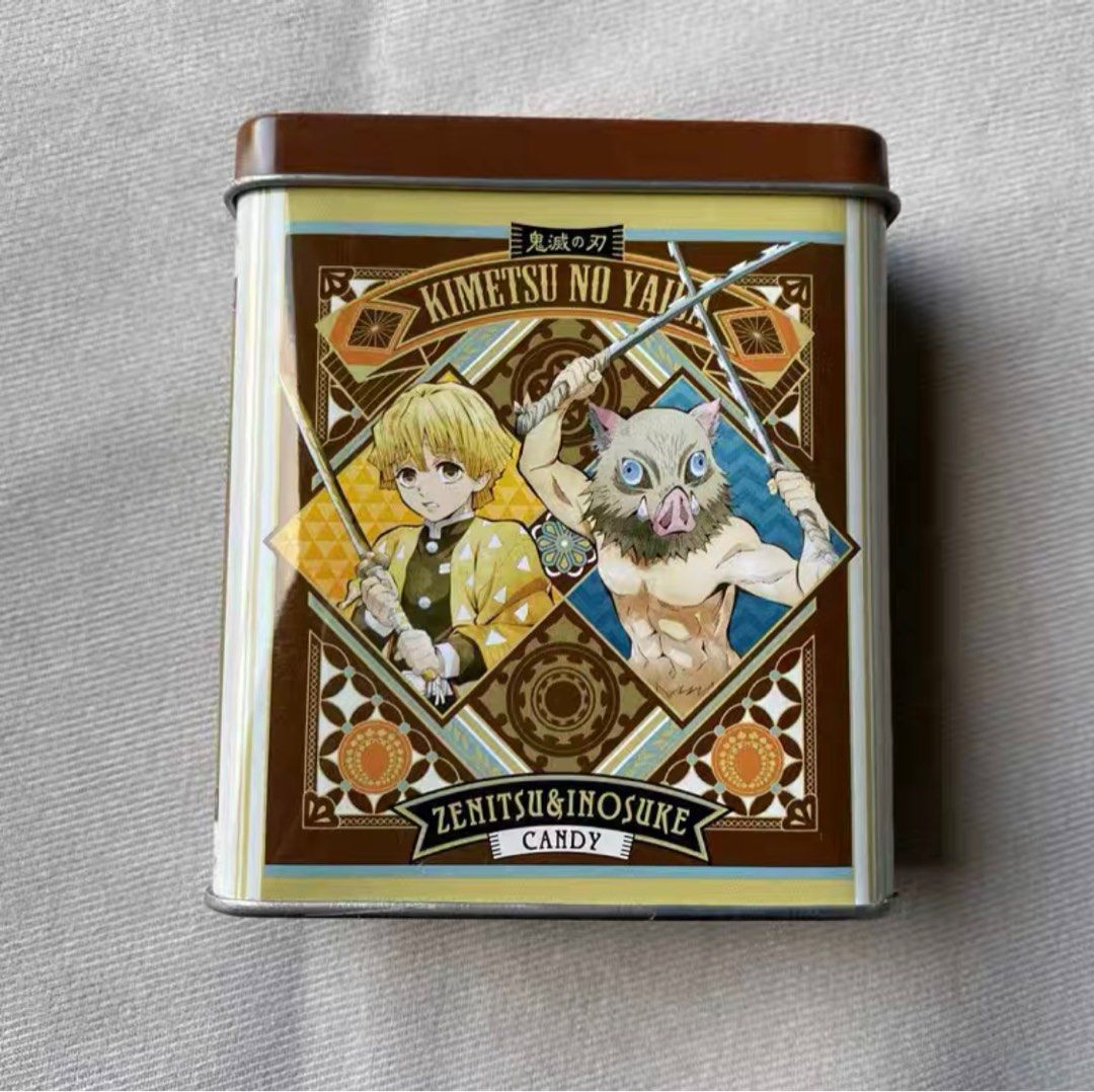 (PO) Demon Slayer characters metal candy box can, Hobbies & Toys, Toys ...
