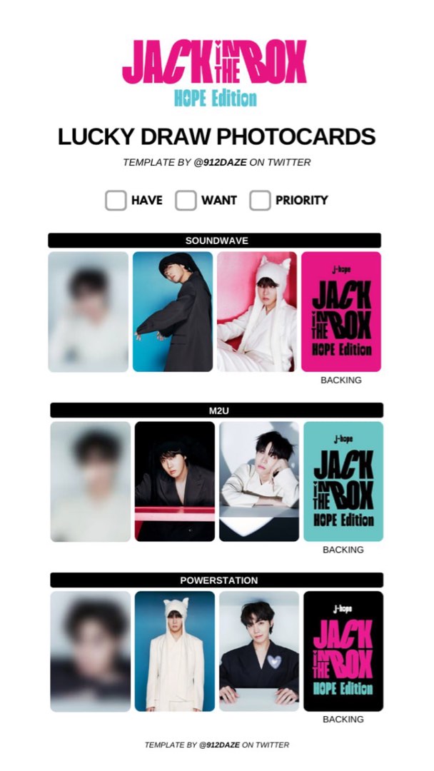 [PO] JACK IN THE BOX JITB LUCKY DRAW PCs, Hobbies & Toys, Memorabilia ...