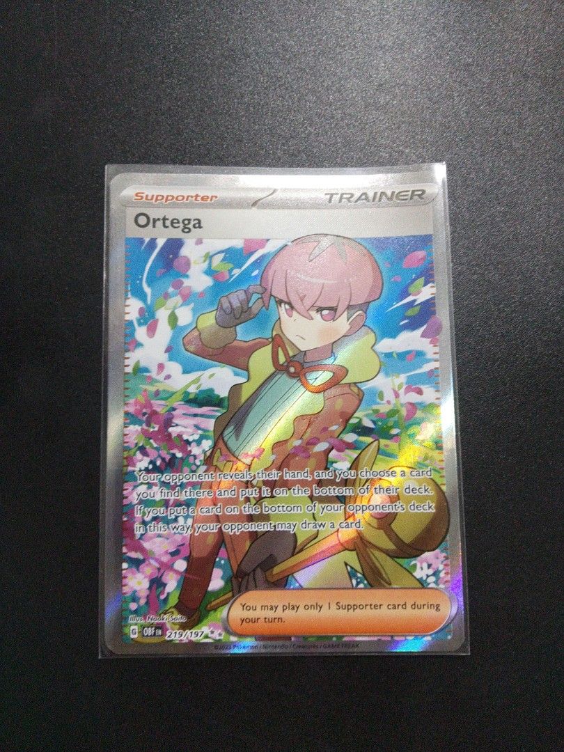 Pokemon TCG Ortega Full Art Trainer Secret Rare - SV03 Obsidian Flame ...