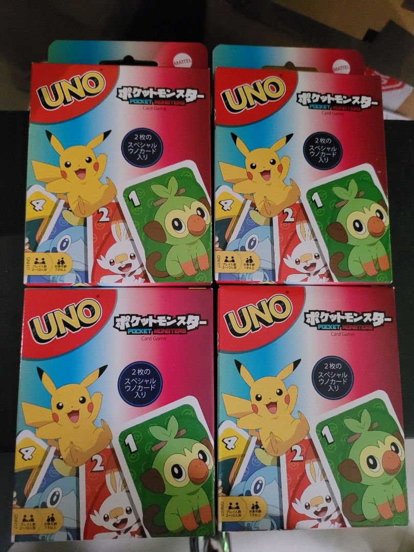 Pokemon Uno Mattel Japanese exclusive PSA gradeable, Hobbies & Toys ...