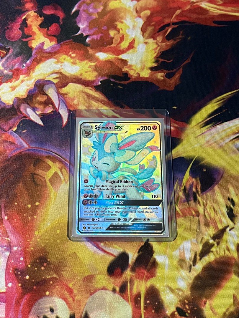 Pokémon Hidden Fates Shiny Sylveon GX Pokemon, Hobbies & Toys, Toys ...