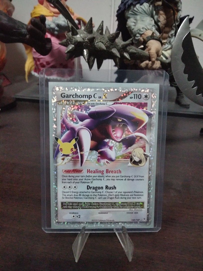 Pokémon TCG: 25th Anniversary - Garchomp Lvl X, Hobbies & Toys, Toys ...