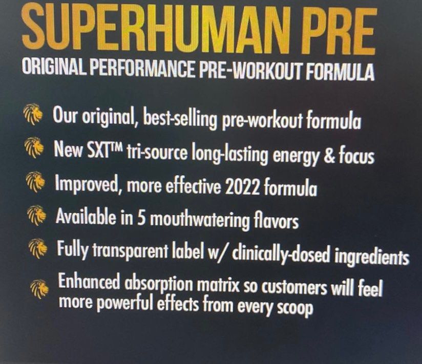 Pre workout Alpha Lion (PRE) Ready Stock, Health & Nutrition, Health ...
