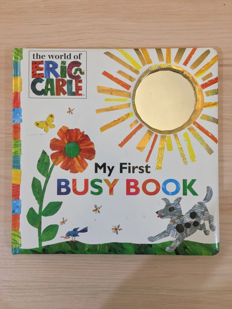 Pre-Loved Eric Carle MY FIRST BUSY BOOK, Hobbies & Toys, Books ...