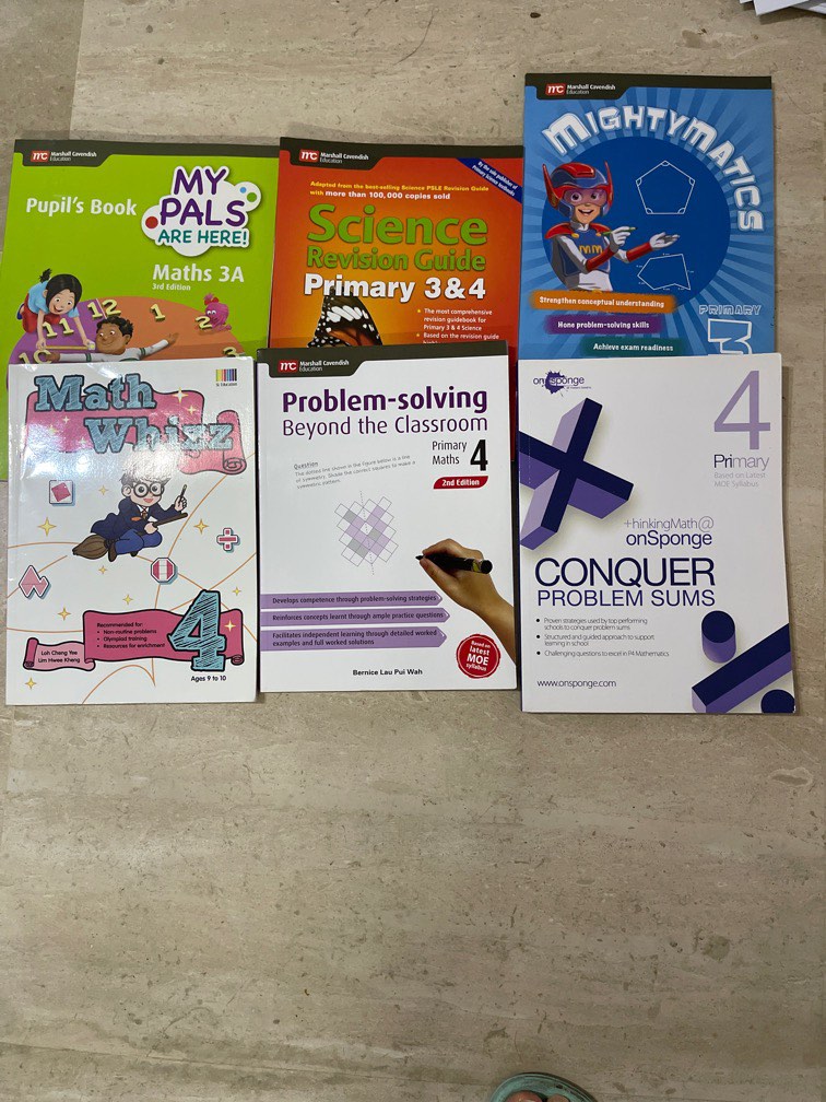 Primary 4 science and math Assessment book, Hobbies & Toys, Books ...