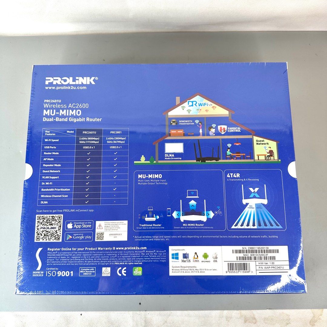 Prolink PRC2401U Dual Band Router on Carousell
