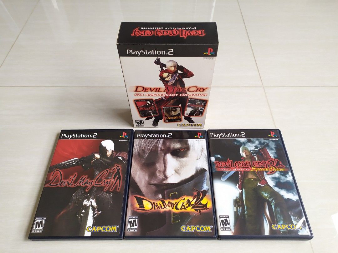 PS2 Devil May Cry: 5th Anniversary Collection Box Set, Video Gaming ...