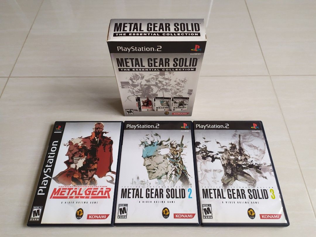 PS2 Metal Gear Solid: The Essential Collection Box Set, Video Gaming ...