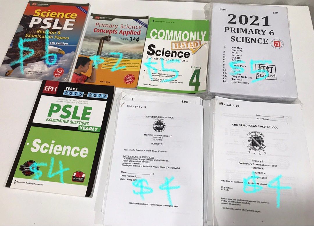 Psle primary book, Hobbies & Toys, Books & Magazines, Assessment Books ...