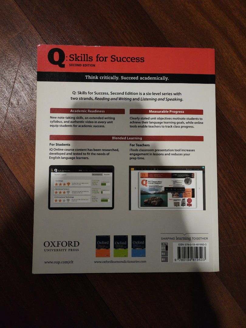 Q Skills for Success: Reading and Writing Level 5, Hobbies & Toys ...
