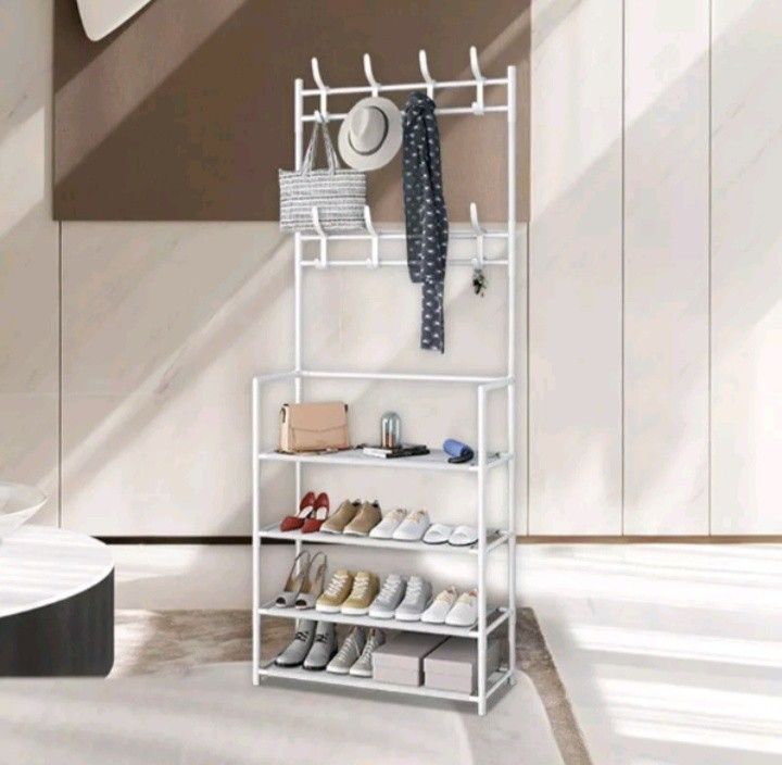 Rak Sepatu Stand Hanger Multifungsi 60, Perabotan Rumah di Carousell
