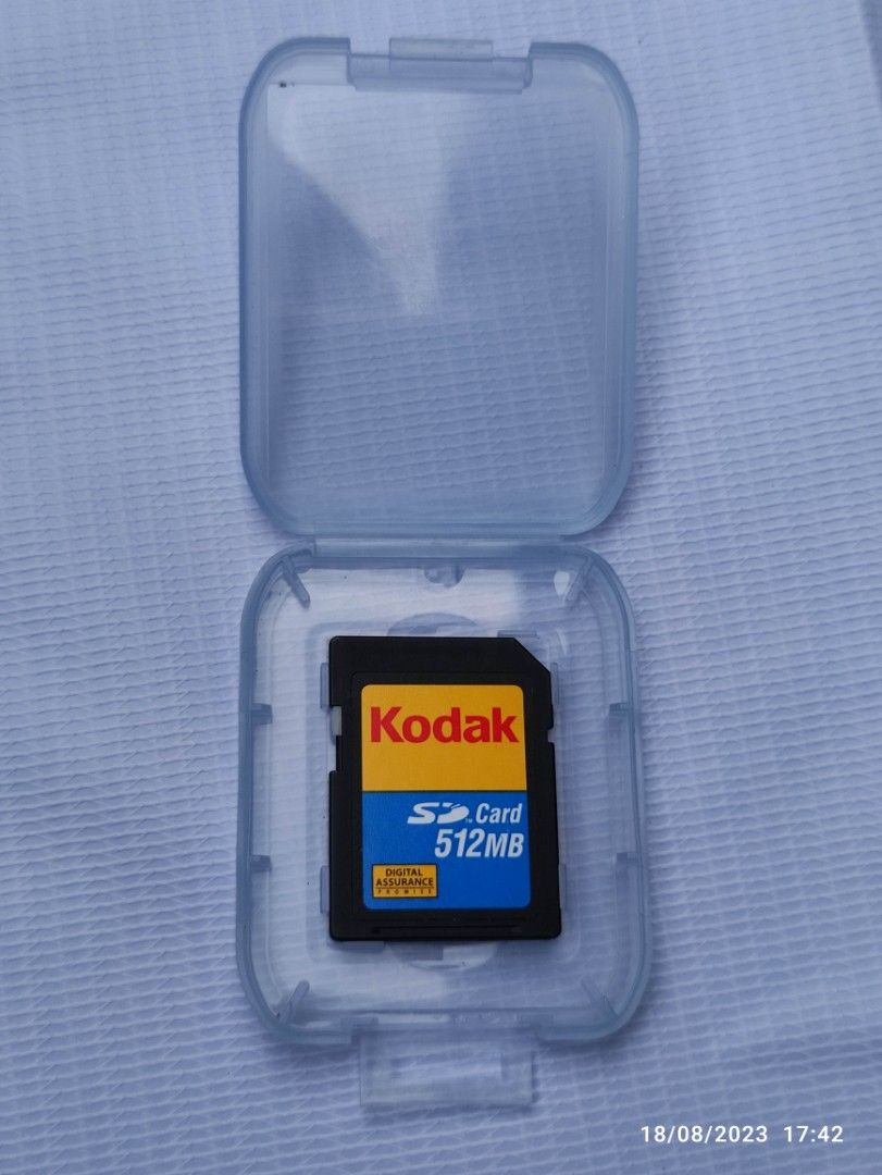 Rare vintage Kodak sd card 512 mb, Mobile Phones & Gadgets, Mobile ...