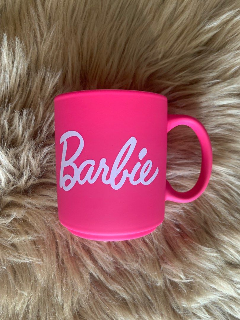 [READY STOCK] Barbie x Miniso Mug, Furniture & Home Living, Kitchenware ...