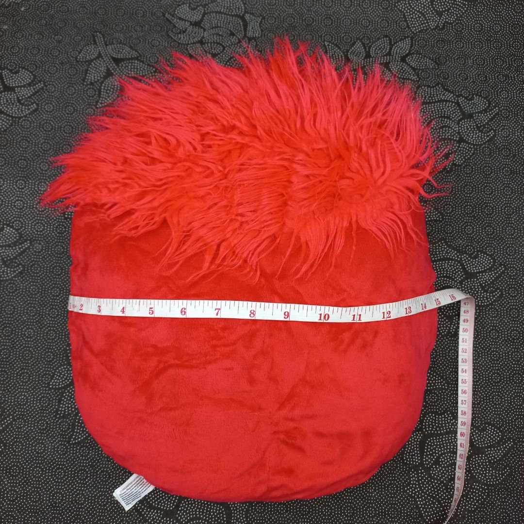 Red Puffle Pillow Head Plush on Carousell