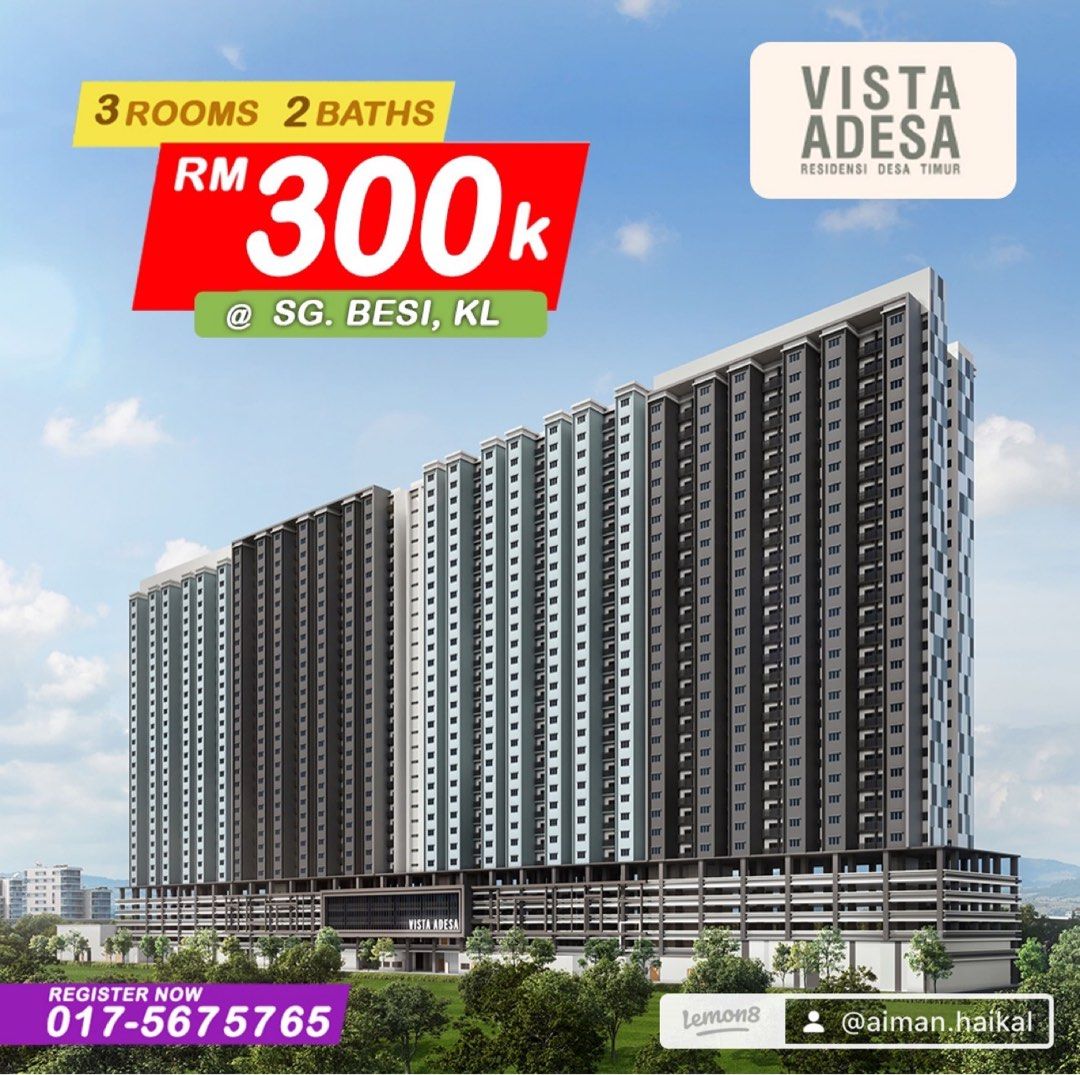 Residensi Desa Timur Vista Radium Adesa Sg Besi KL Rumawip Cheras ...