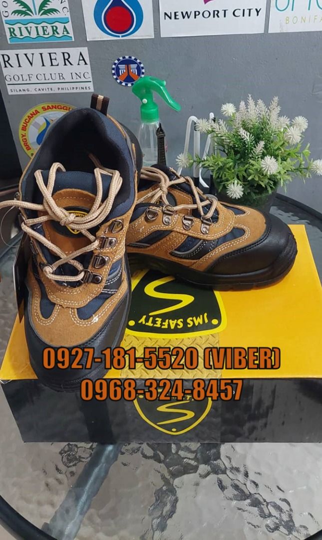 safety shoes jms, Men's Fashion, Footwear, Boots on Carousell