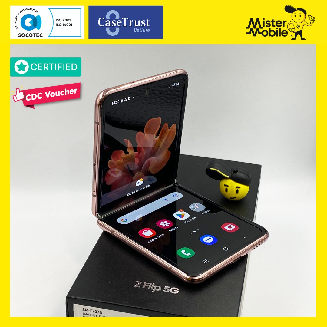 Samsung Galaxy Z Flip Brown 256 GB, Mobile Phones & Gadgets, Mobile ...