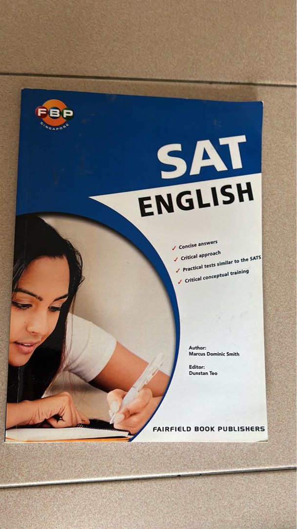 SAT English, Hobbies & Toys, Books & Magazines, Textbooks on Carousell