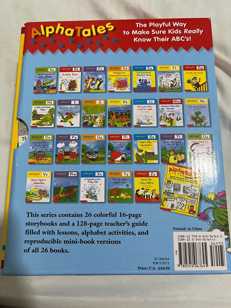 Scholastic AlphaTales, Hobbies & Toys, Books & Magazines, Children's ...