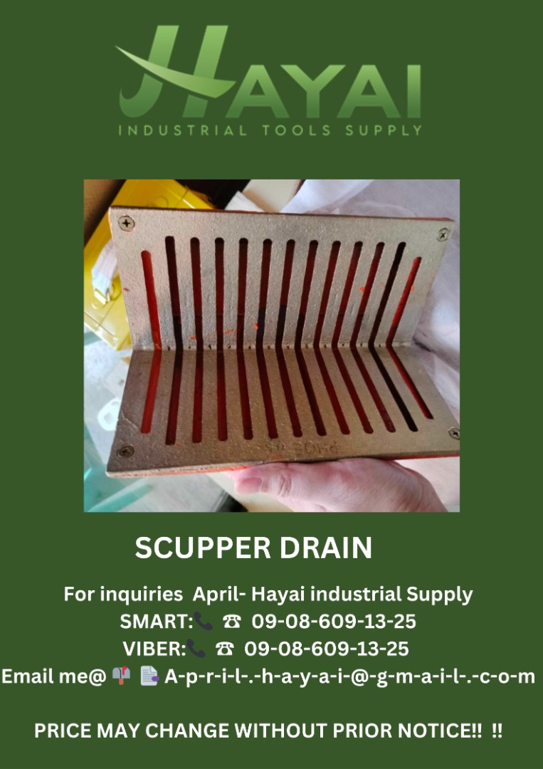 Scupper drain, Commercial & Industrial, Construction Tools & Equipment ...
