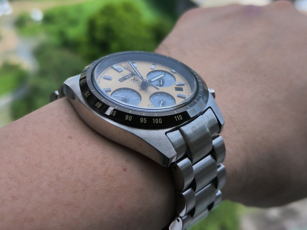 Seiko Speedtimer Golden Panda SSC817 on Carousell