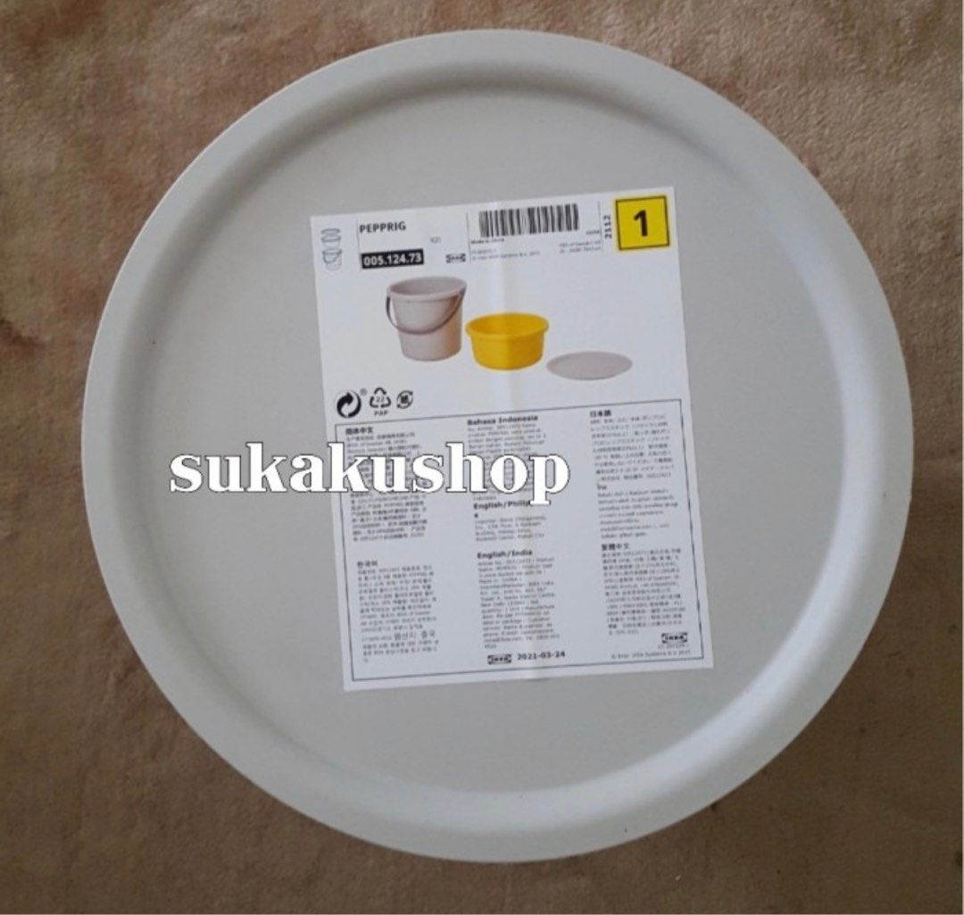 Set Ember Baskom Plastik Dengan Penutup Baskom Bak Cuci Minimalis Ikea ...