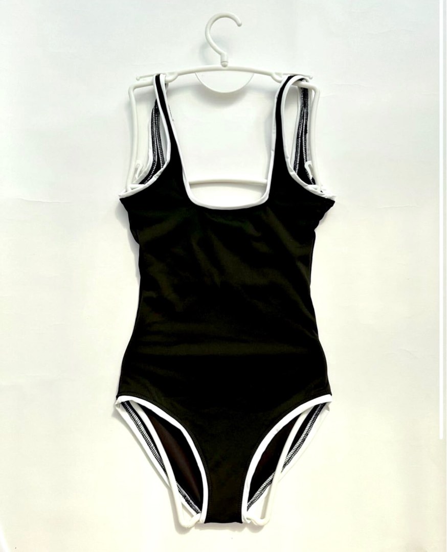 Sewlocal outlined one piece Bikini on Carousell