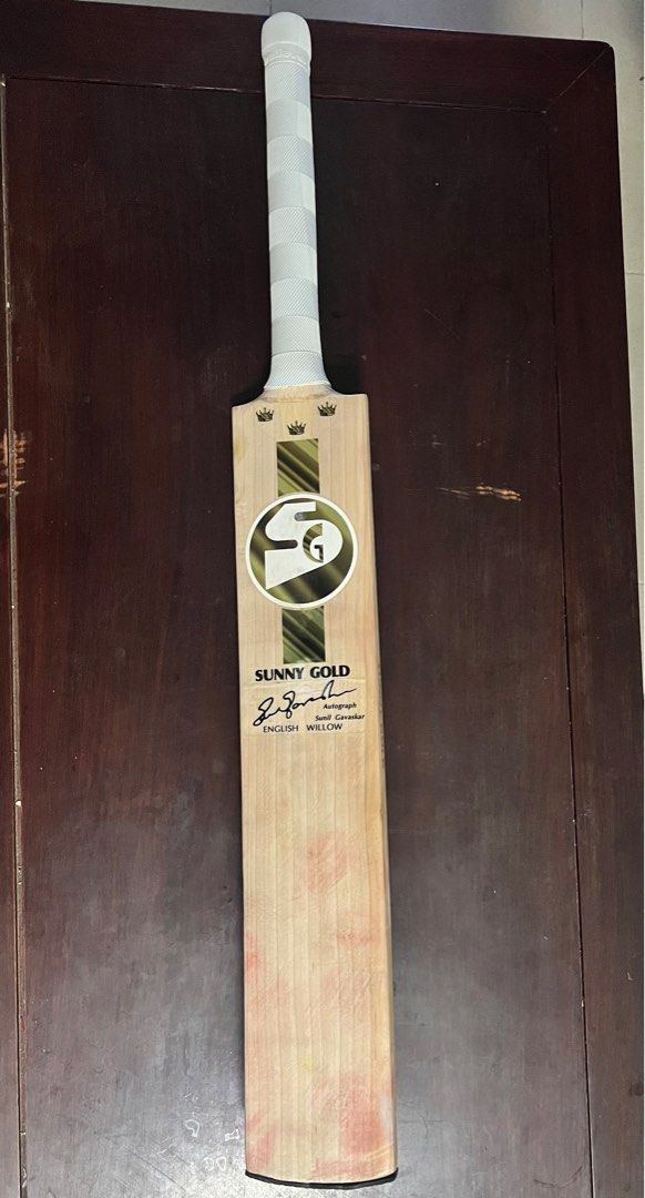 SG gold Sunny cricket bat Grade 1 Willow, Sports Equipment, Sports ...