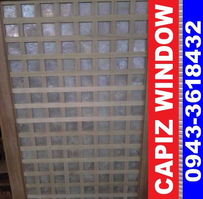 Shell Capiz Window Wooden on Carousell
