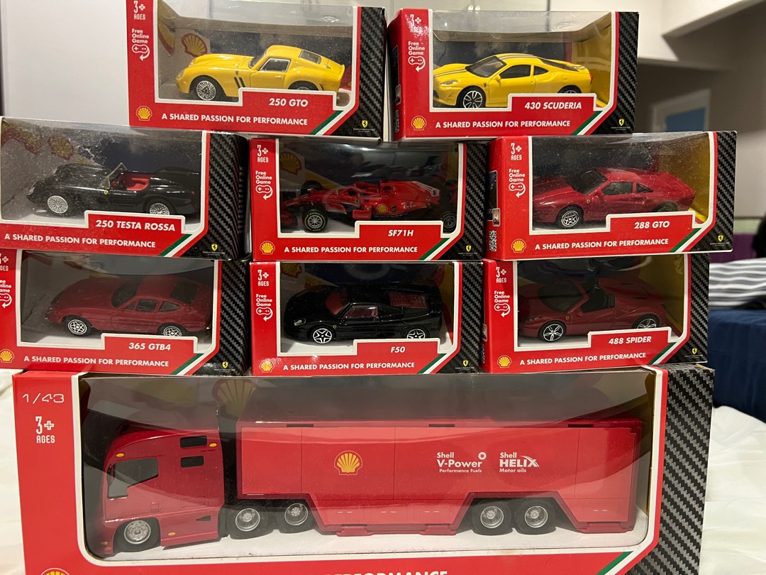 Shell Ferrari Collectibles Full Set, Hobbies & Toys, Toys & Games on ...